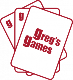 Greg's Games logo - Go to homepage