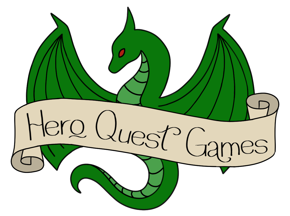 Hero Quest Games logo - Go to homepage