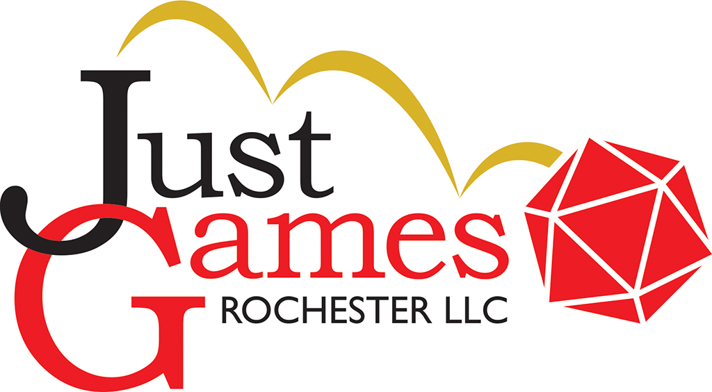 Just Games Rochester CCG Singles logo - Go to homepage